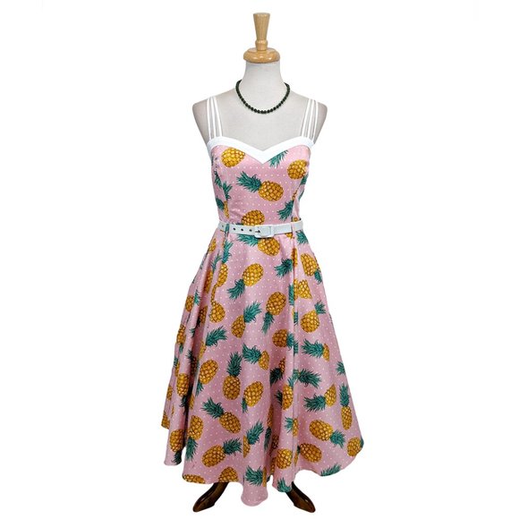 Collectif | Dresses | Collectif Nova Pineapple Swing Dress | Poshmark